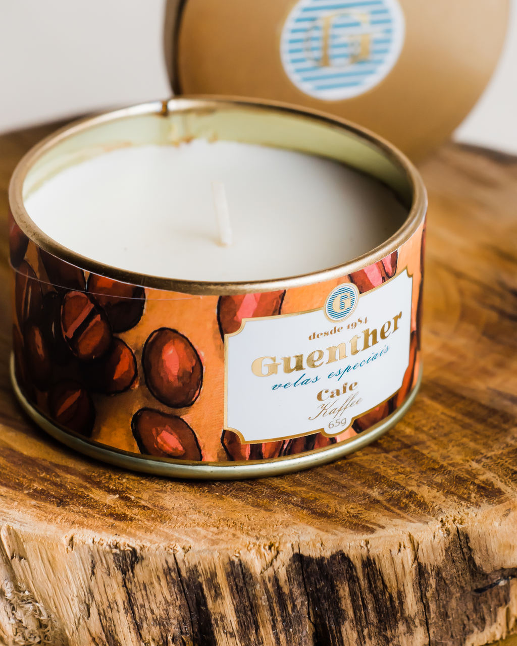 Vela Perfumada Lata Café